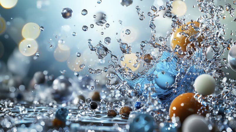 Ceramic Material Science Demonstration Water Splash Event Laboratory ...