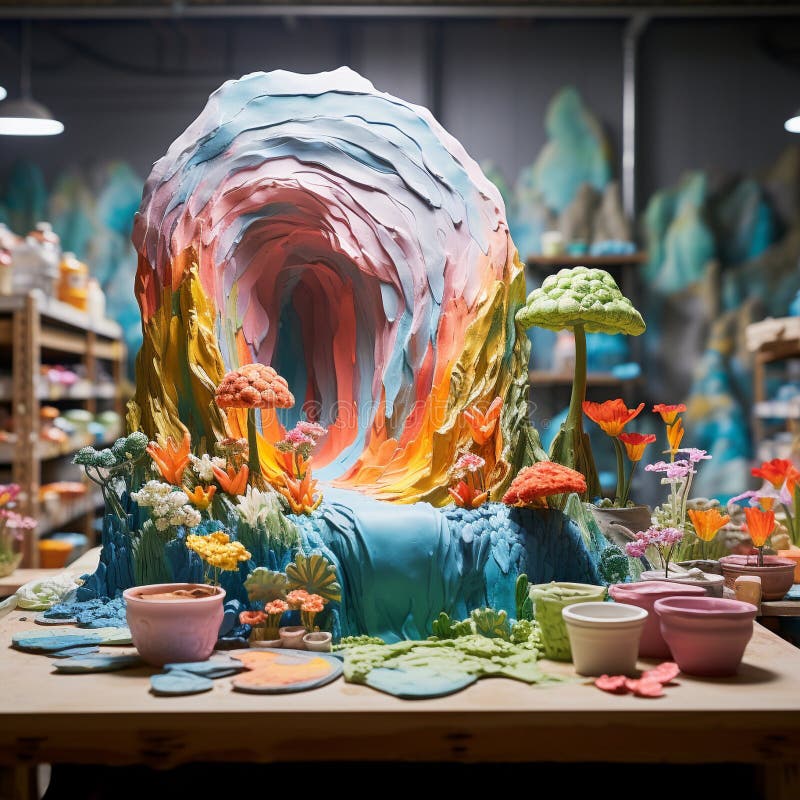 Ceramic Odyssey: Exploring Infinite Possibilities of Clay Stock Image ...