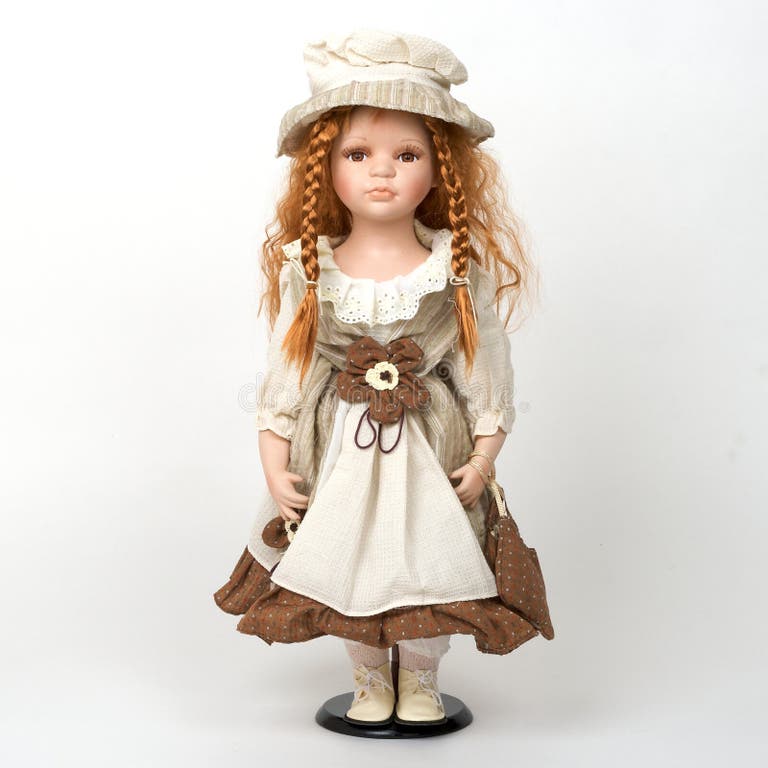 Ceramic old dolly stock photo. Image of dolly, brown, china - 9539682