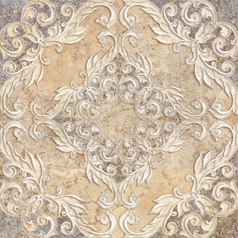 Digital Tiles Design Ceramic Wall Tiles Decoration Stock Photo - Image ...