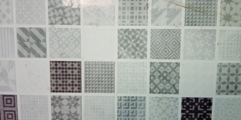 Ceramic Pattern in Gray Color and Checkered Pattern for Desktop ...