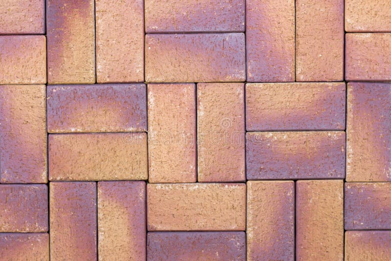 Ceramic Paving Slabs in the Form of Bricks Stock Image - Image of gray ...