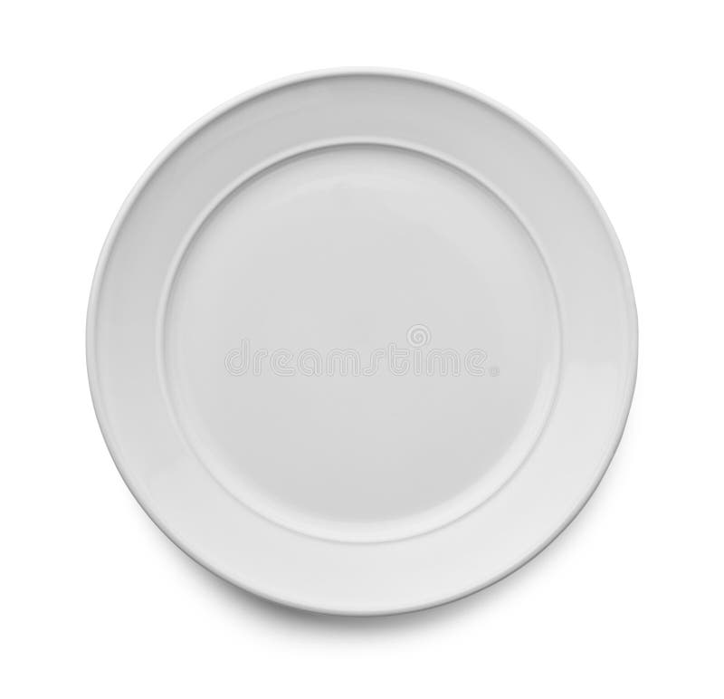 Ceramic Plate Top View stock photo. Image of blank, food - 84017472
