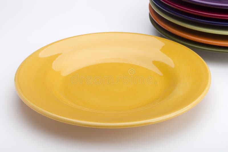 Ceramic plates stock photo. Image of plate, kitchen, shape - 18347624
