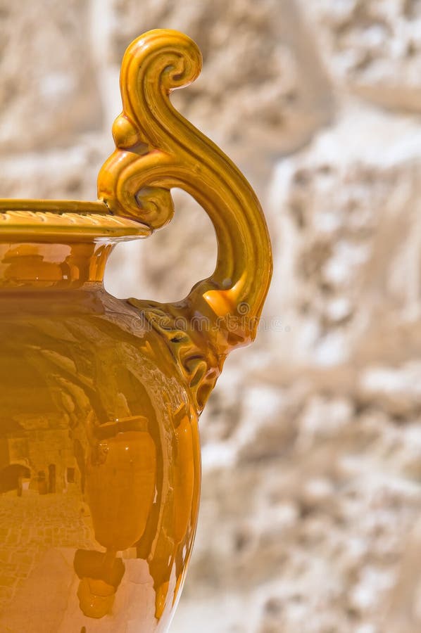 Ceramic pot. editorial stock image. Image of monumental - 23471824