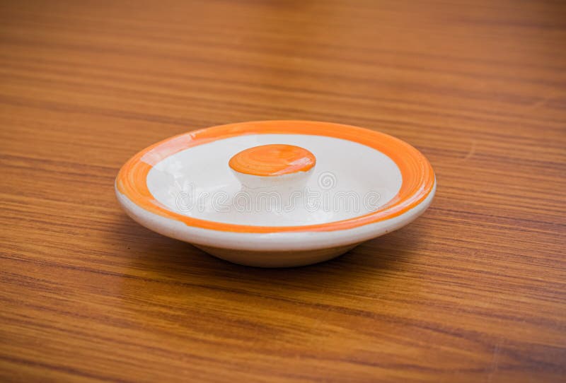 Ceramic pot cap stock photo. Image of dining, closeup - 191240812
