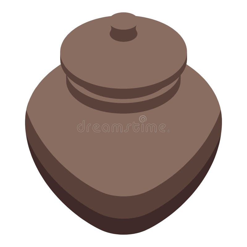 Ceramic Pot Icon Isometric Vector. Pottery Class Stock Illustration ...