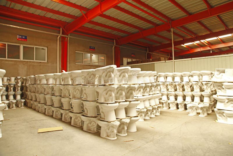 Ceramic Products in the Workshop Stock Image - Image of place, studio ...