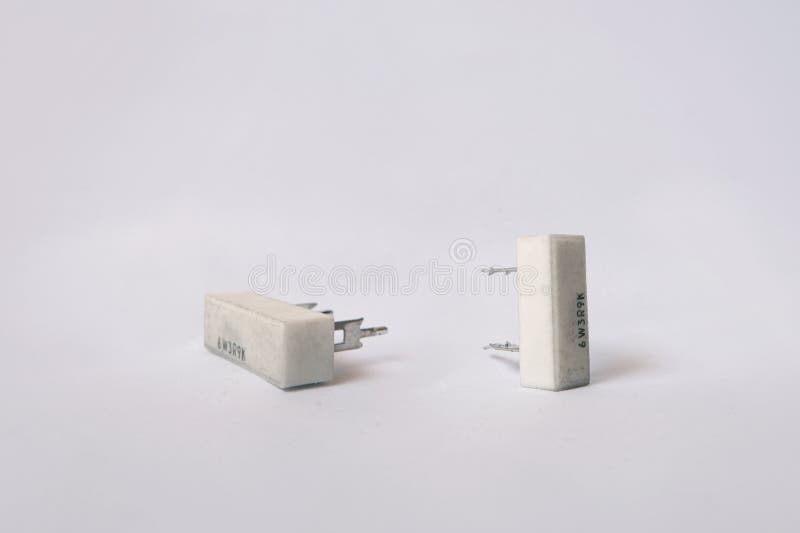 Ceramic resistors stock image. Image of gadget, machine - 334737561