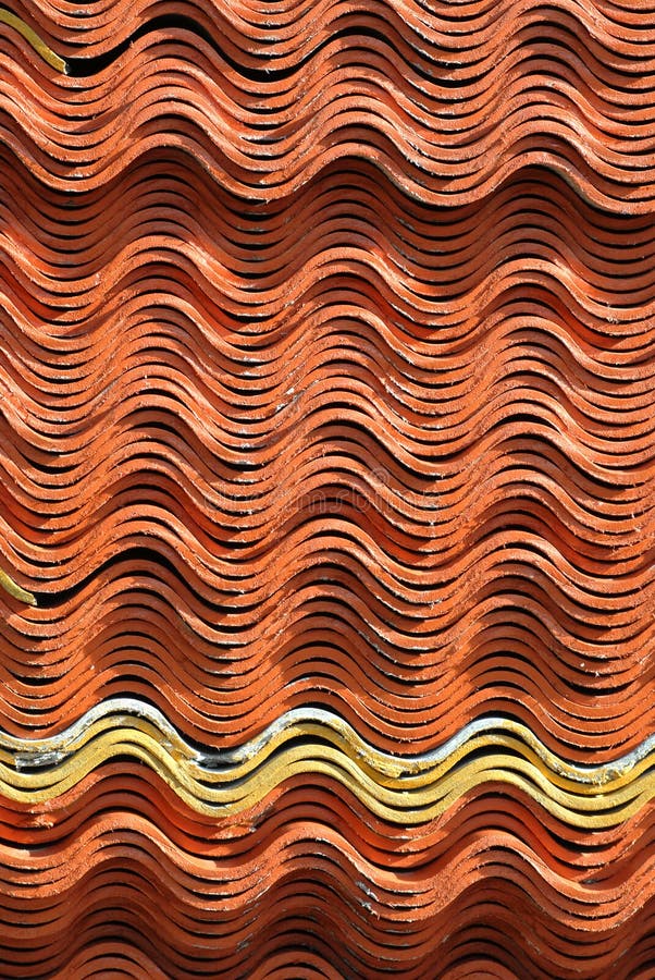 Ceramic roof texture . stock image. Image of residential - 25733093