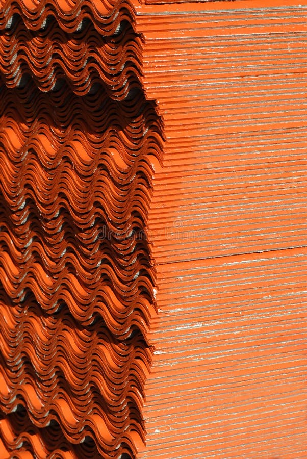 Ceramic roof texture . stock image. Image of residential - 25733139
