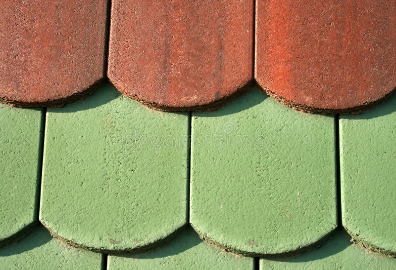 Ceramic roof cover tiles stock photo. Image of clay, multicolor - 11553956