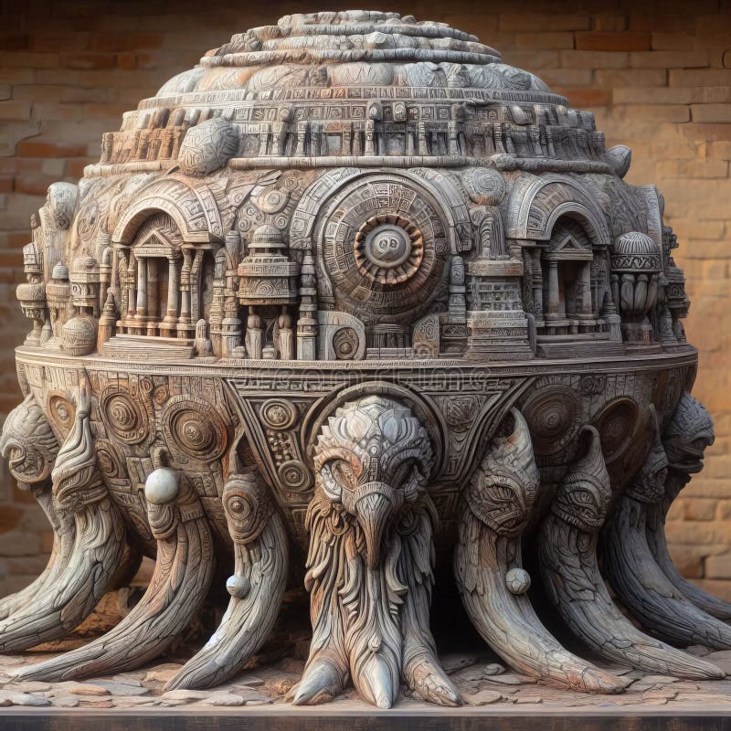 A Ceramic Sculpture Inspired by Ancient Artifact Strange Old Stock ...