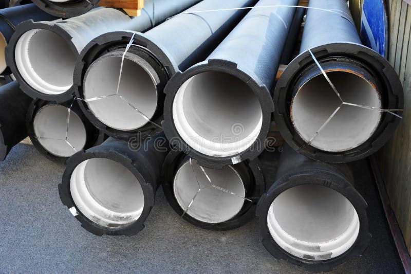 Ceramic sewer pipe stock photo. Image of industrial - 114653834