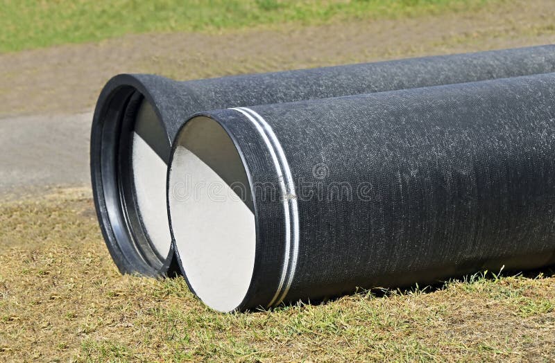 Ceramic sewer pipe stock image. Image of circle, development - 230946601