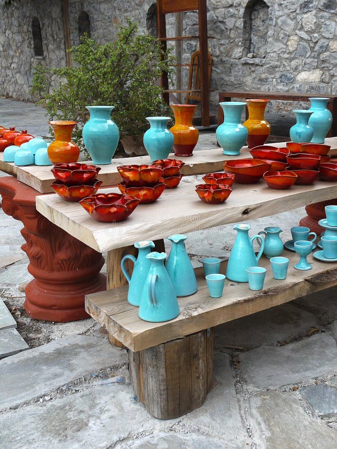 Ceramic in a Shop of Orvieto Stock Image - Image of travel, handmade ...