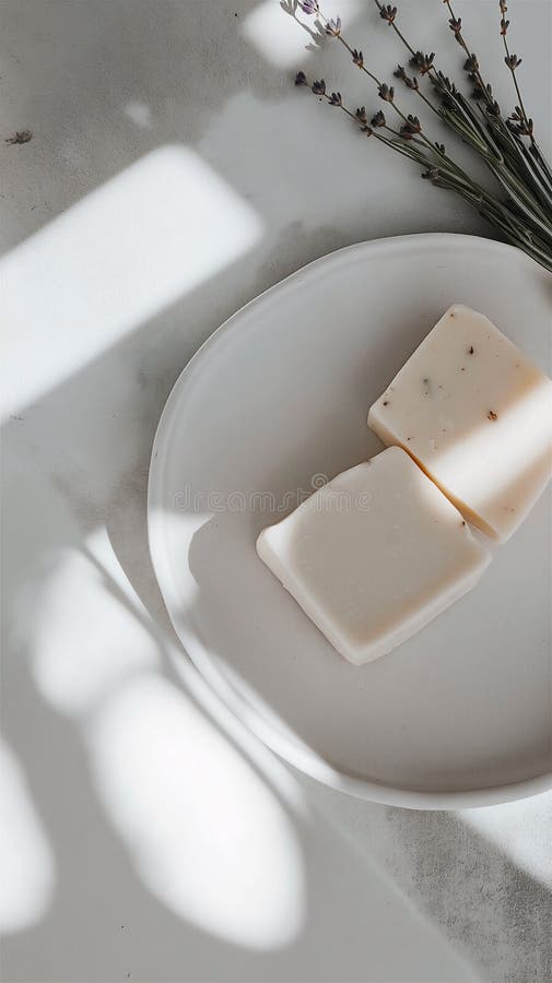 Ceramic Spa Dish with Leaf Shadow Stock Illustration - Illustration of ...