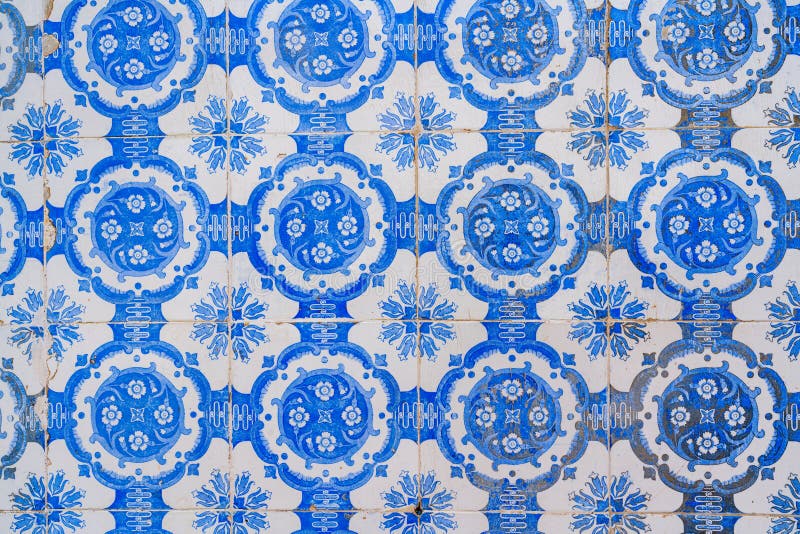 Ceramic Square Tiles with Small Ornamental Mosaic Pieces. Old Tiles ...