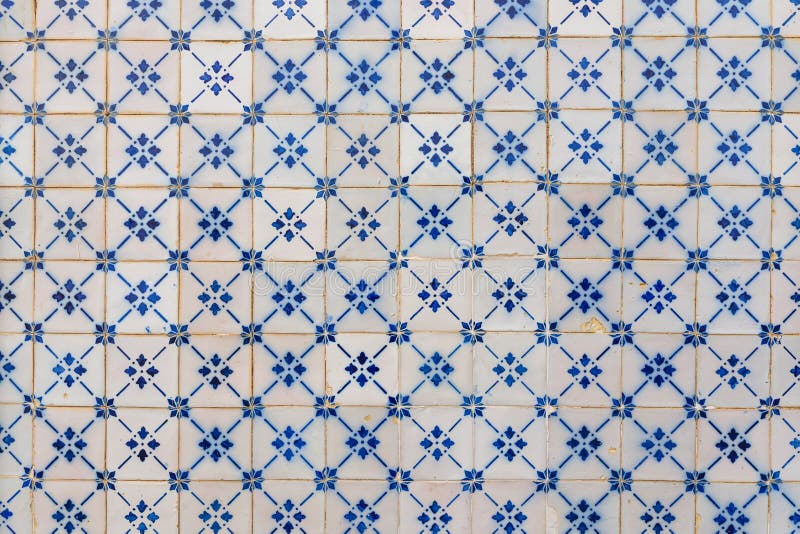 Ceramic Square Tiles with Small Ornamental Mosaic Pieces. Old Tiles ...