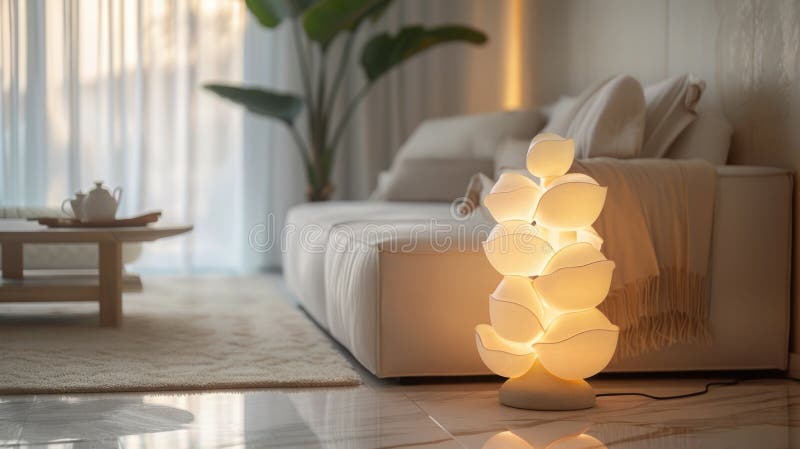 Ceramic Stand for Floor Lamp in the Shape of a Pile of Vegetables Stock ...