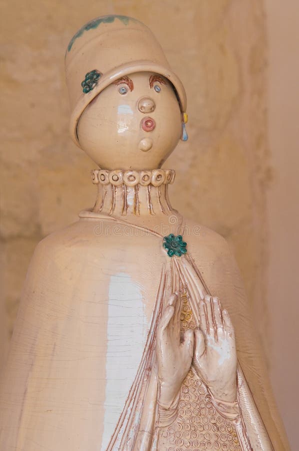 Ceramic statue. stock photo. Image of historical, castle - 23471490