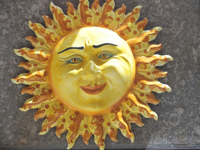 Ceramic Sun stock photo. Image of ceramic, background - 30557460