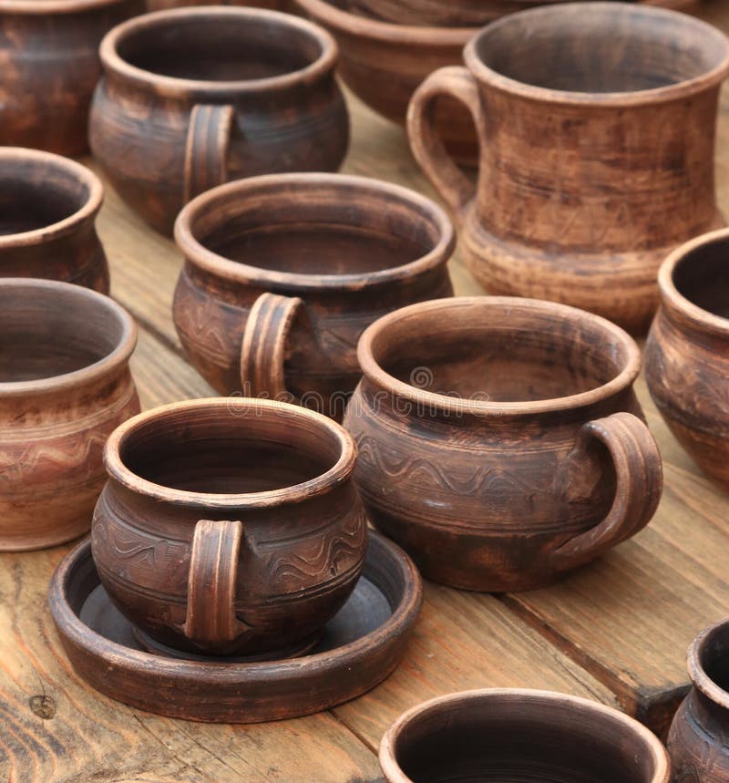Ceramic tableware closeup stock image. Image of making - 88610565