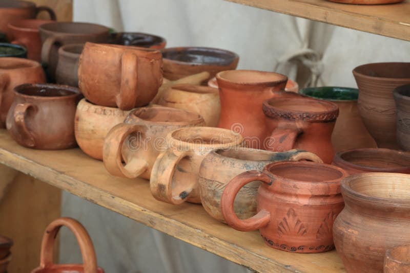 Ceramic tableware closeup stock image. Image of making - 88610565