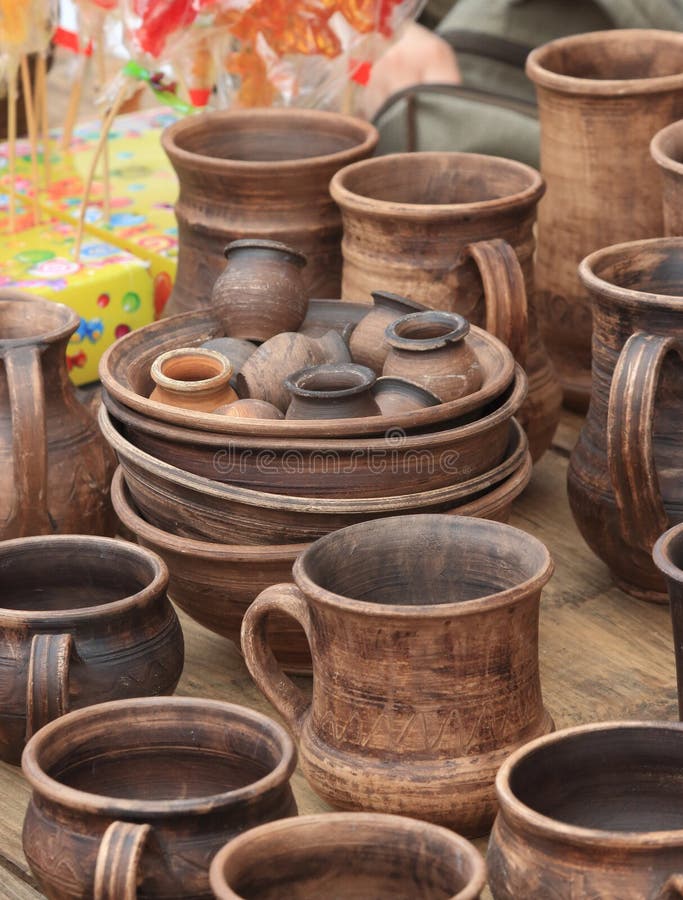 Ceramic tableware closeup stock image. Image of making - 88610565
