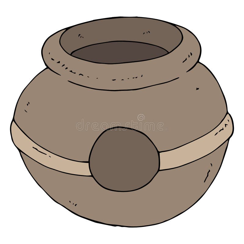 Ceramic Tableware Icon. Clay Pot. Vector Illustration of a Ceramic Pot ...