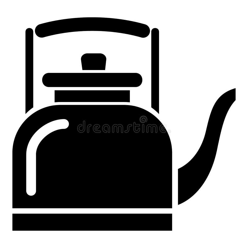 Ceramic Teapot Icon, Simple Style Stock Vector - Illustration of ...
