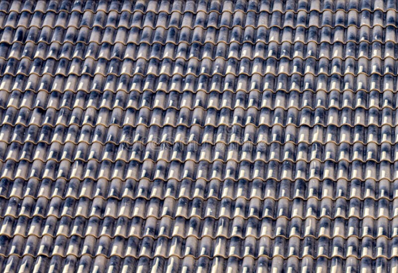 Ceramic Texture. Tile Pattern of a Spanish Roof. Pattern Stock Photo ...