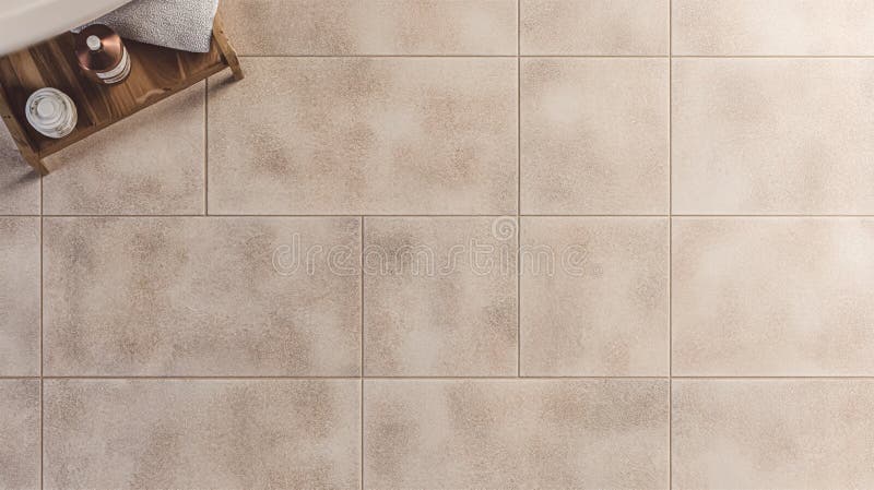 Ceramic Tile Background. Close-up of Newly Installed Tile with Natural ...