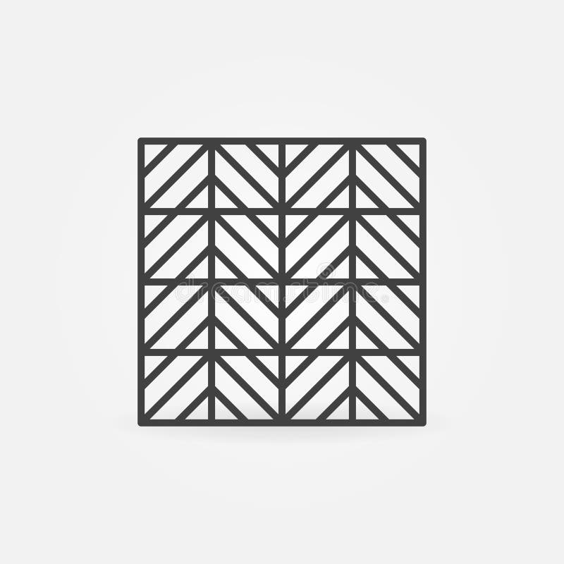 Ceramic Tile Linear Vector Concept Icon or Symbol Stock Vector ...