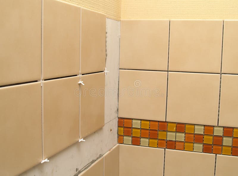 Ceramic Tile Installation stock photo. Image of people - 13452784