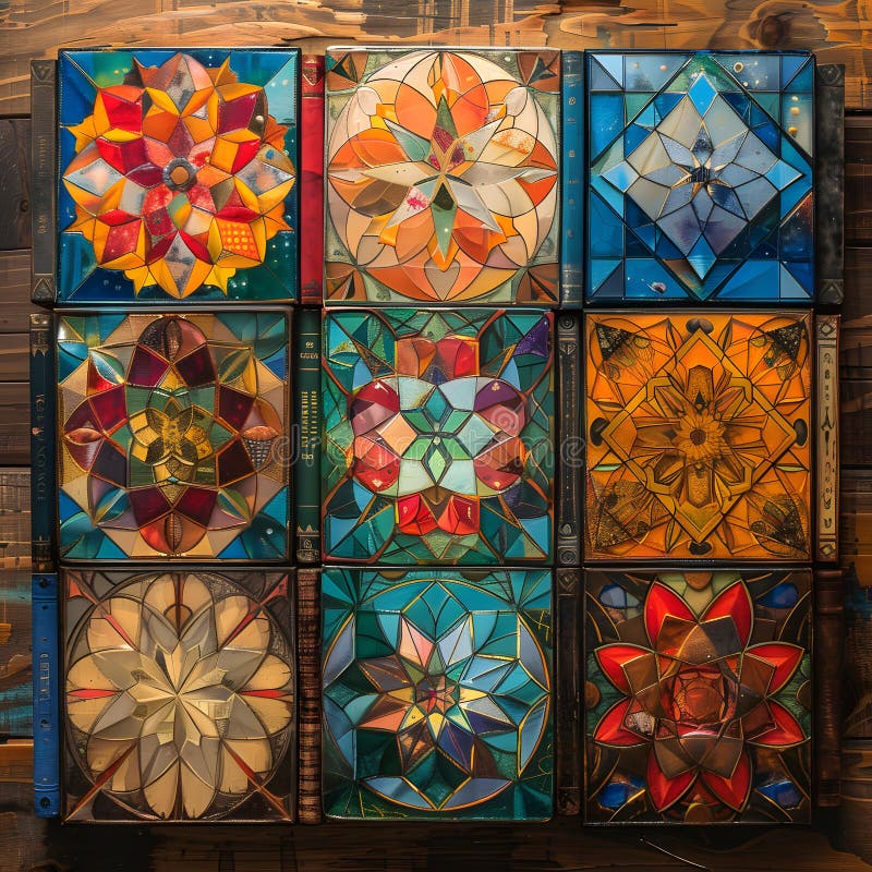 Ceramic Tile Pattern. Ethnic Folk Ornament Stock Illustration ...