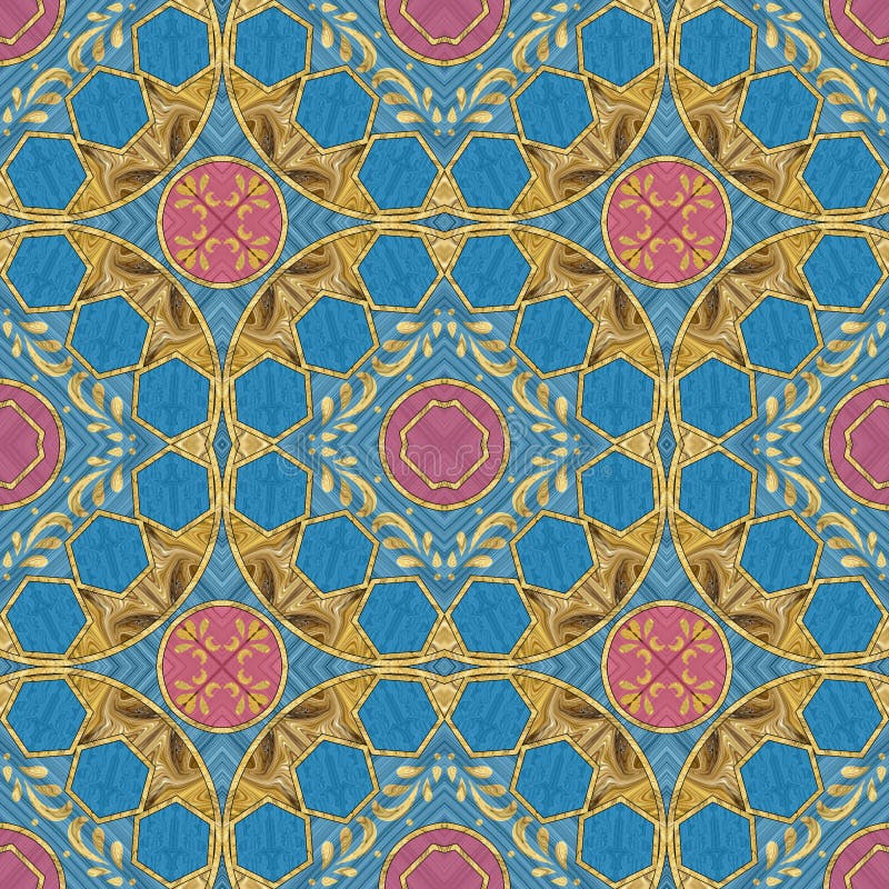 Ceramic Tile Pattern. Ethnic Ornament. Oriental Seamless Pattern ...