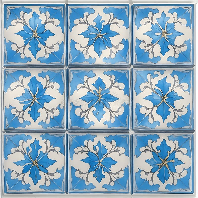 Ceramic Tile Pattern. Wall or Floor Texture. Absrtract Decorative ...