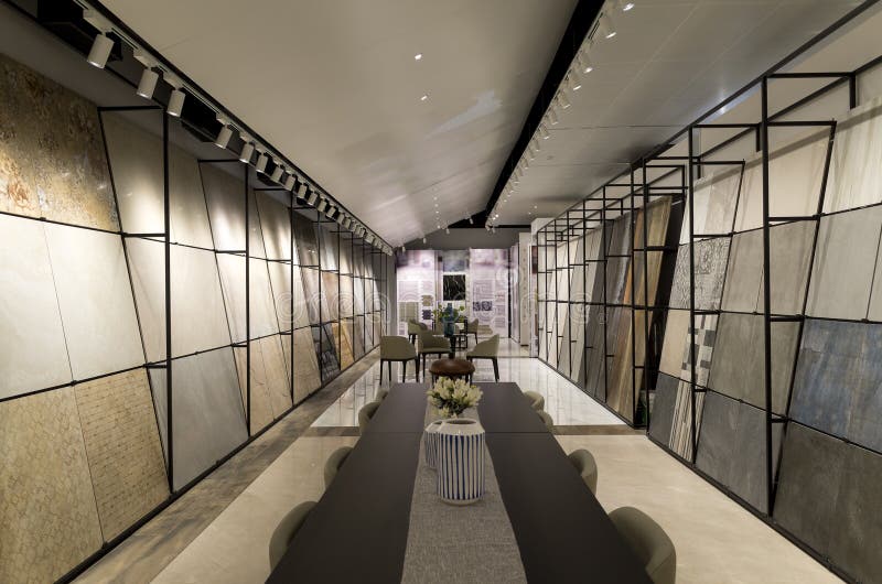 Tile show stock image. Image of porcelain, brown, ceramic - 10814873