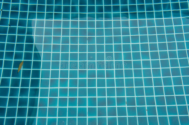 Ceramic Tile of Swimming Pool with Water Reflection Stock Photo - Image ...