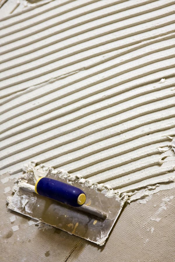 Ceramic tile white mortar stock photo. Image of improvement - 11714652