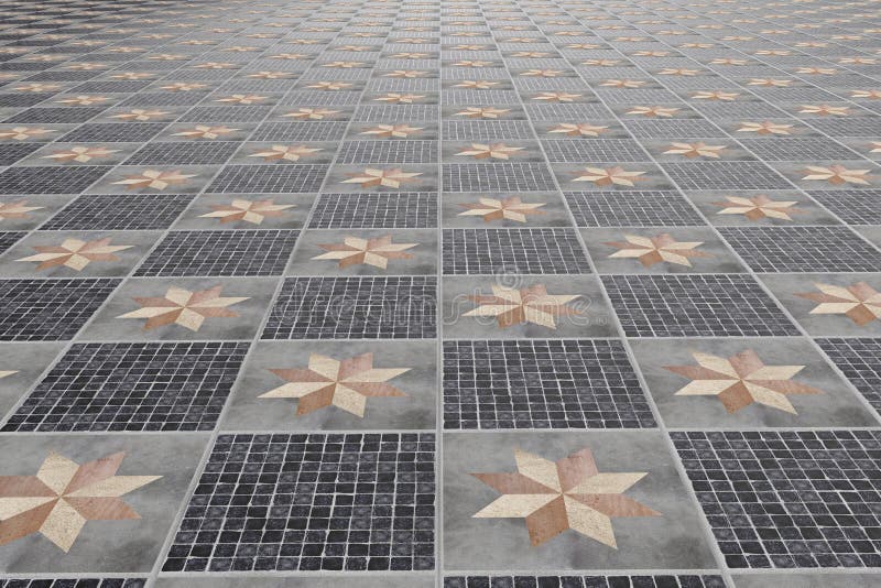 Ceramic tiled ground stock illustration. Illustration of checked - 75850929