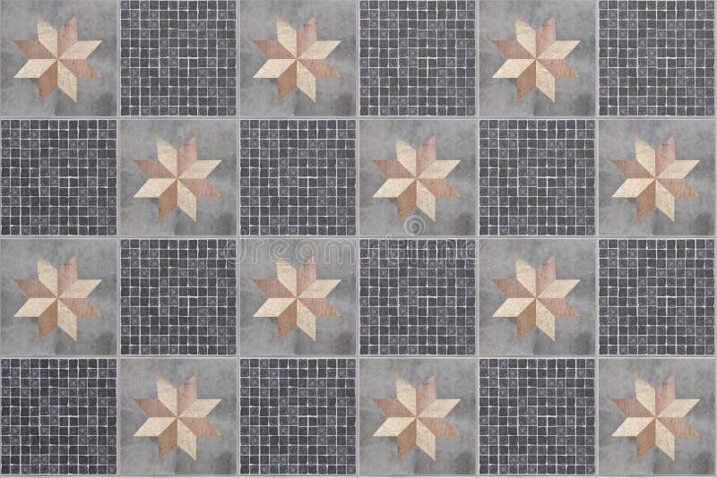 Ceramic tiled ground stock illustration. Illustration of grey - 76469916