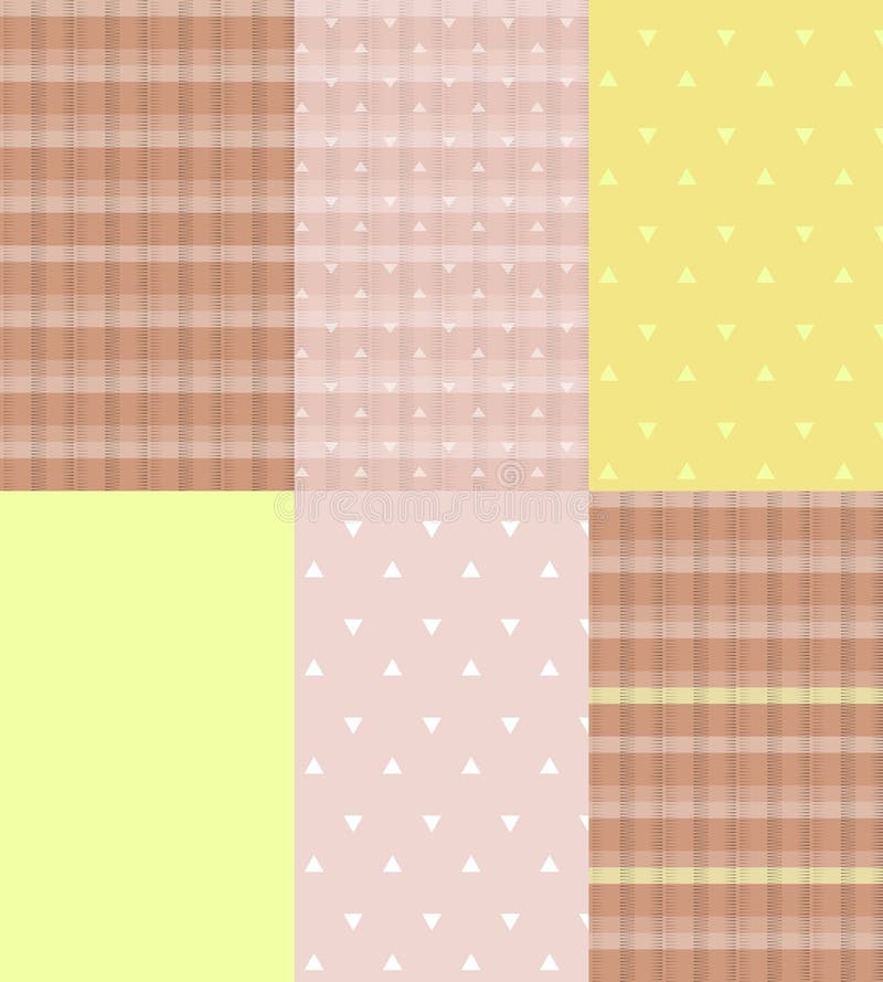 Ceramic Tiles `Coffee, Cream and Lemon.` Stock Vector - Illustration of ...