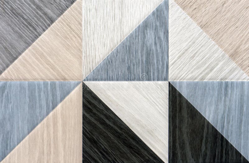 Ceramic Tiles in the Form of Triangles with Different Textures of Wood ...
