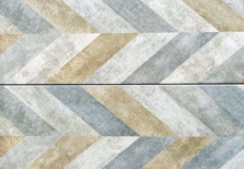 Ceramic Tiles with a Geometric Pattern and Aging Effect Stock Image ...