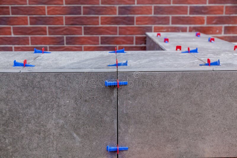 TLS. SVP .Tile Alignment System Stock Photo - Image of install ...