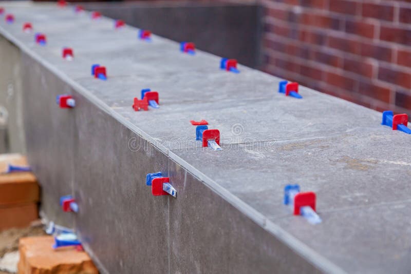 TLS. SVP .Tile Alignment System Stock Photo - Image of install ...