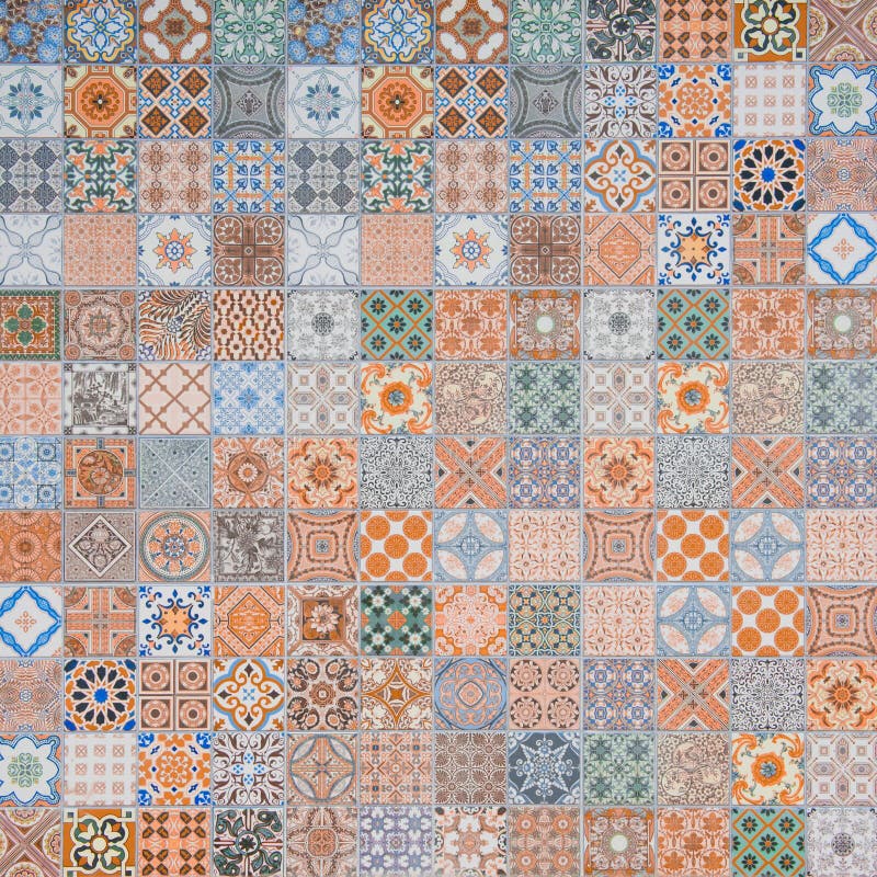 Ceramic tiles patterns stock photo. Image of colorful - 66724668