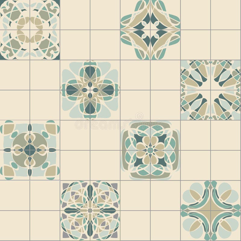 Ceramic tiles stock vector. Illustration of architectural - 364487760